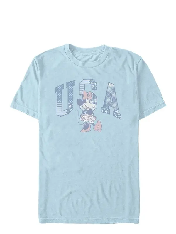 MINNIE MOUSE American Sweetheart Pose Graphic T-shirt - Light Blue