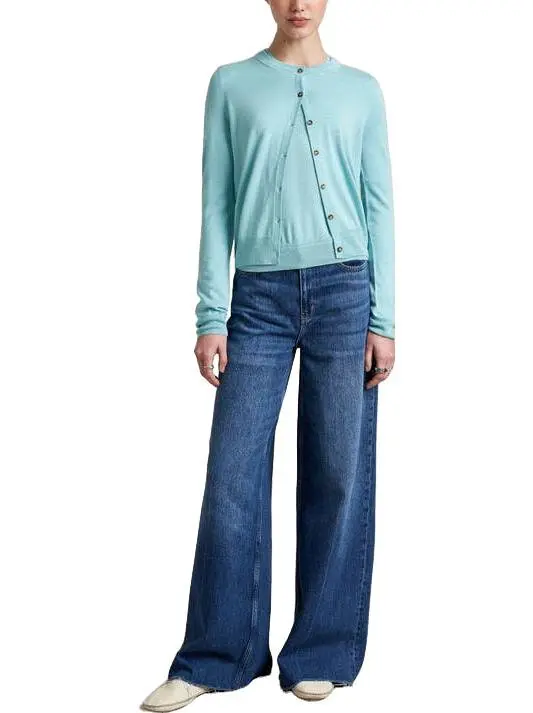 LA LIGNE Ben Cardigan - Aqua