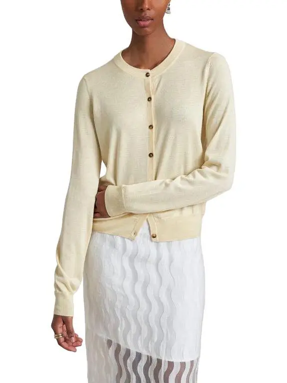 LA LIGNE Ben Cardigan - Butter