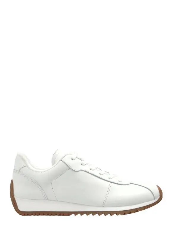 Michael Kors Leather Lace-up Sneakers - White