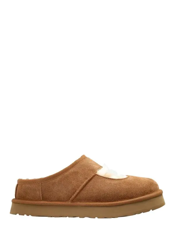 UGG Round-head Casual" Suede Slip-on Mules - Brown