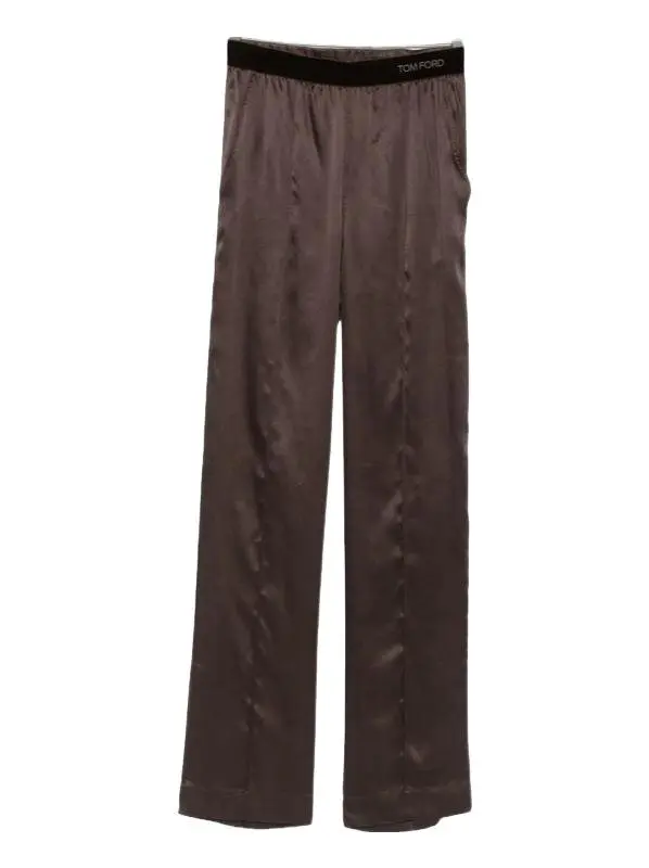 TOM FORD Elasticated Waist Trousers - Black