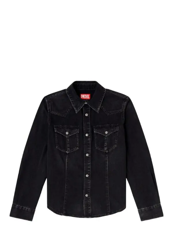 DIESEL® Western Denim Shirt - Black