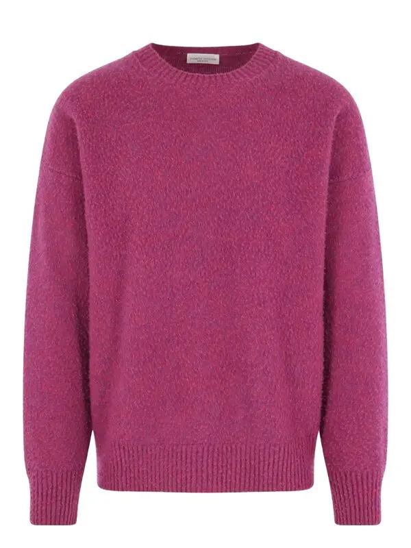 ROBERTO COLLINA Crew Neck Wool Sweater - Pink