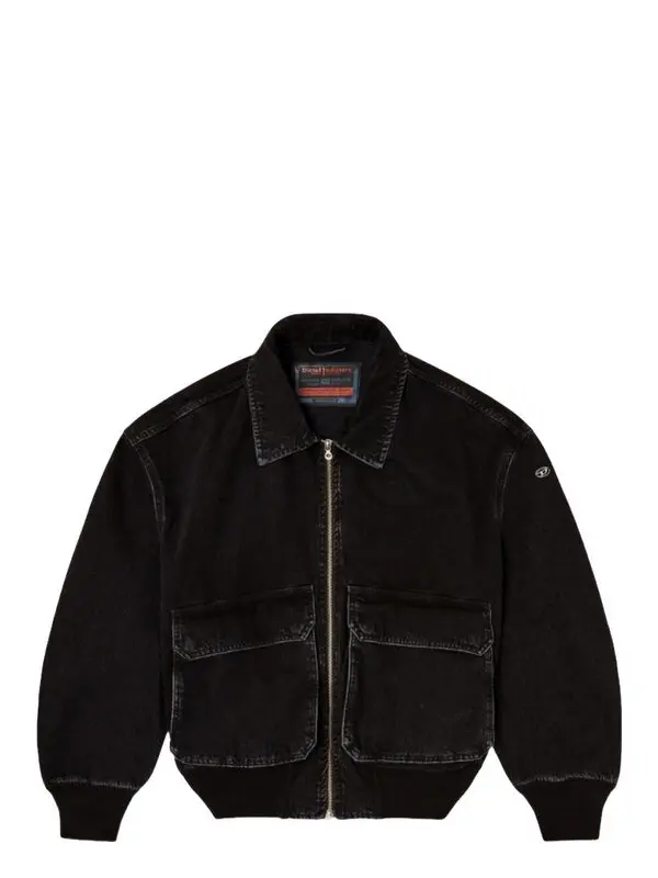 DIESEL® D-kurz Denim Jacket - Black