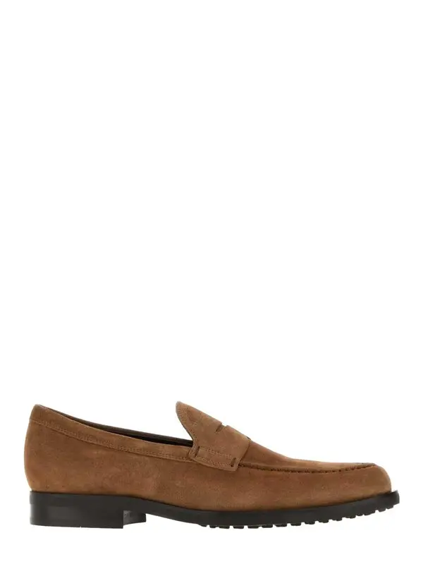 TOD'S Round-toe Loafers - Brown