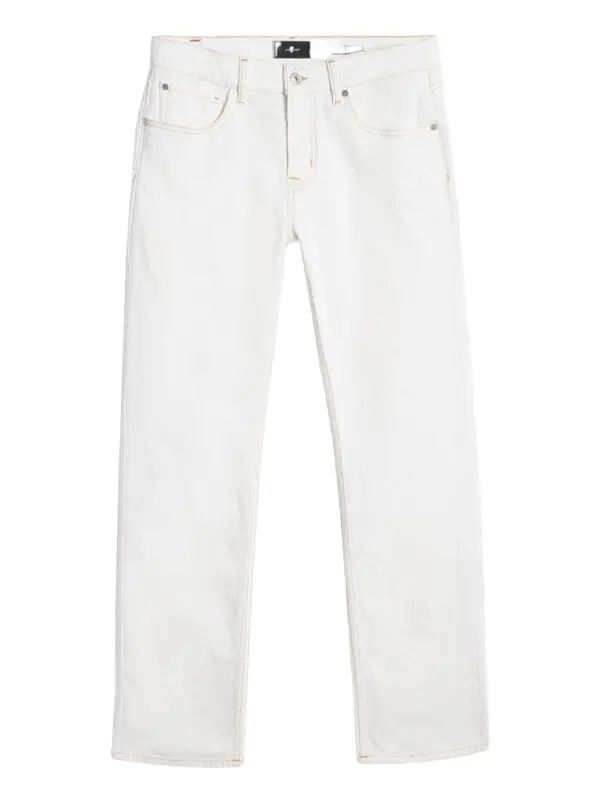 7 For All Mankind The Straight In Luxe Vintage - White