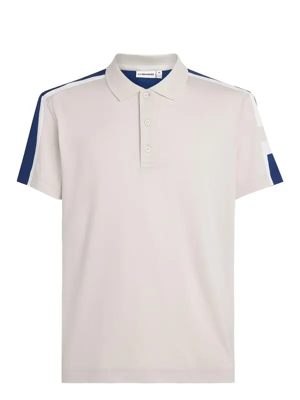 J. Lindeberg Technical Viggo Polo Shirt - Beige