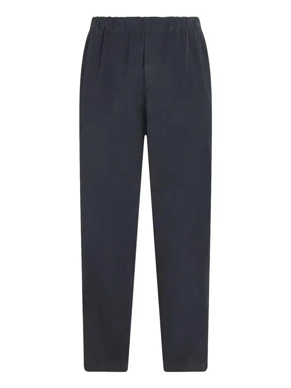 Barena Venezia Pleated Stretch-cotton Trousers - Black
