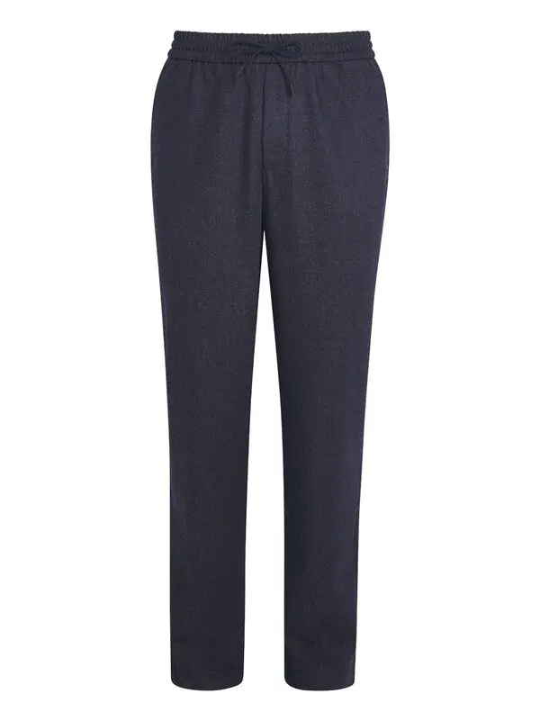 Sease Virgin Wool Mindset Slim Trousers - Navy
