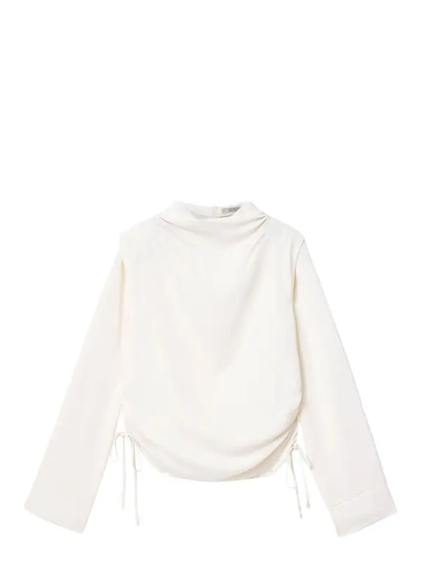 ALLSAINTS Leslie Long Sleeve Top - White