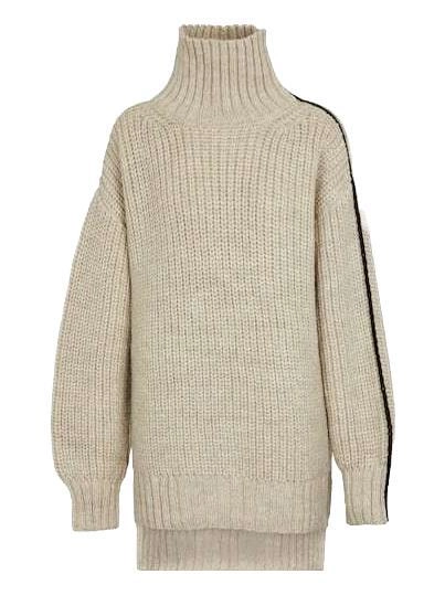 PETER DO Wool High Neck Sweater - Nude