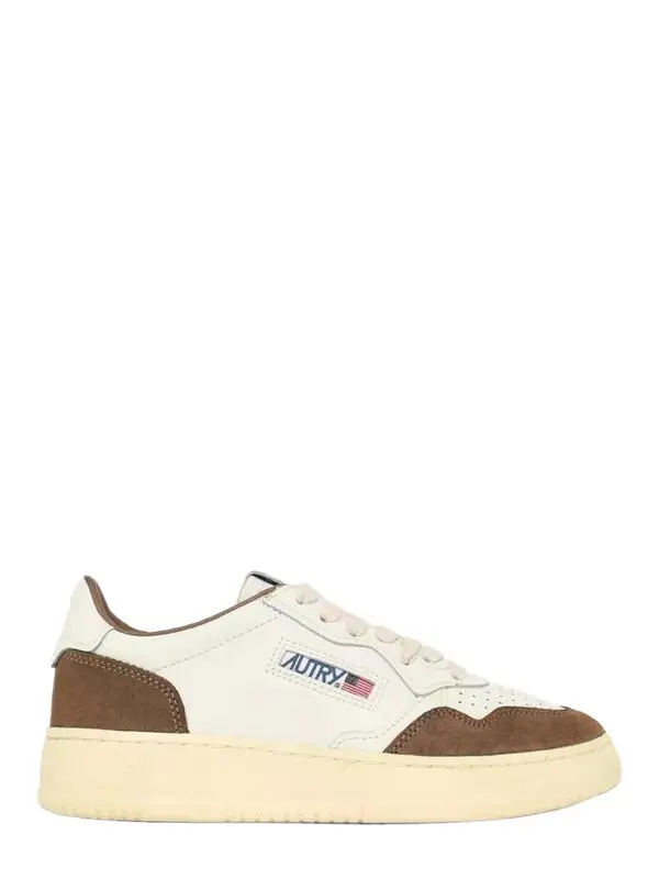 AUTRY Medalist Calf Leather Sneakers - Neutrals