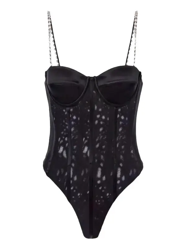 Rebecca Vallance Embellished Bodysuit - Black