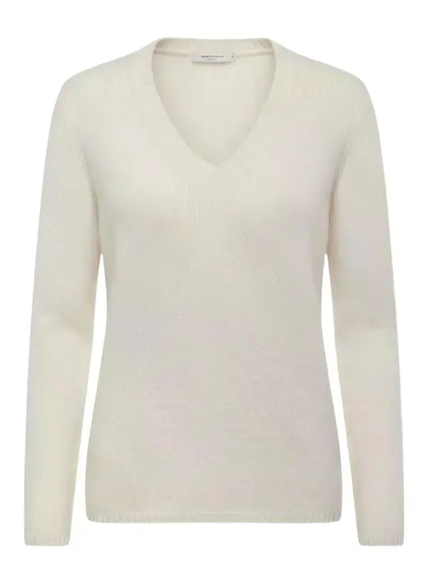 Gabriela Hearst V-neck Long Sleeve Sweater - Neutrals