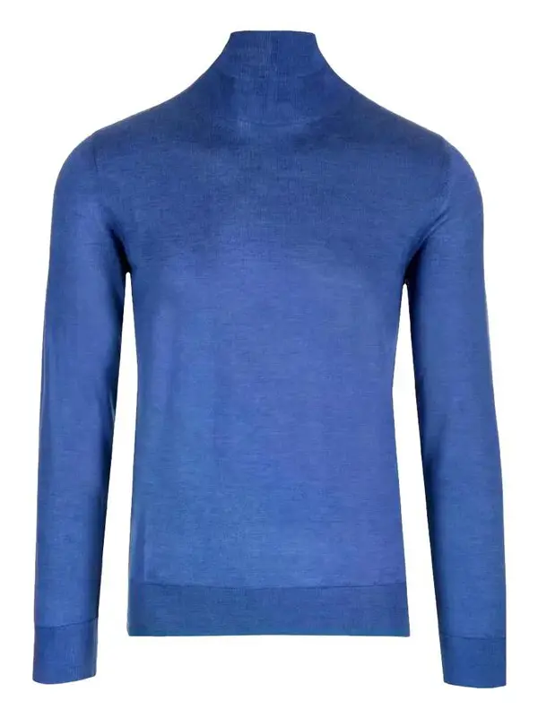AL DUCA D’AOSTA 1902 Ribbed-trim Roll-neck Sweater - Blue