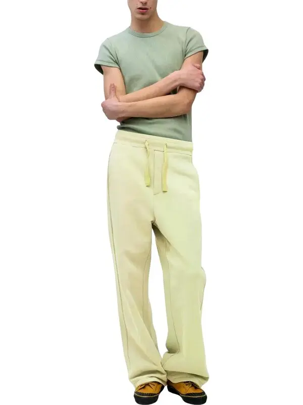 SANDERLAK Jersey Track Pants With Drawstring Waistband - Green