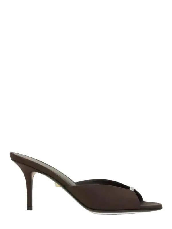 ALEVI MILANO Luana Crystal-embellished Stiletto Sandals - Brown