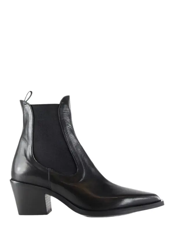 NOTABENE Luna Pointed-toe Chelsea Boots - Black