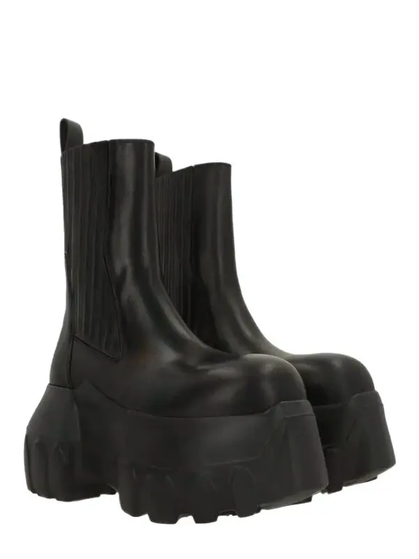 Rick Owens Beatle Mega Tractor Boots - Black