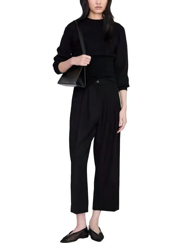 ANINE BING Brice Chino Trousers - Black
