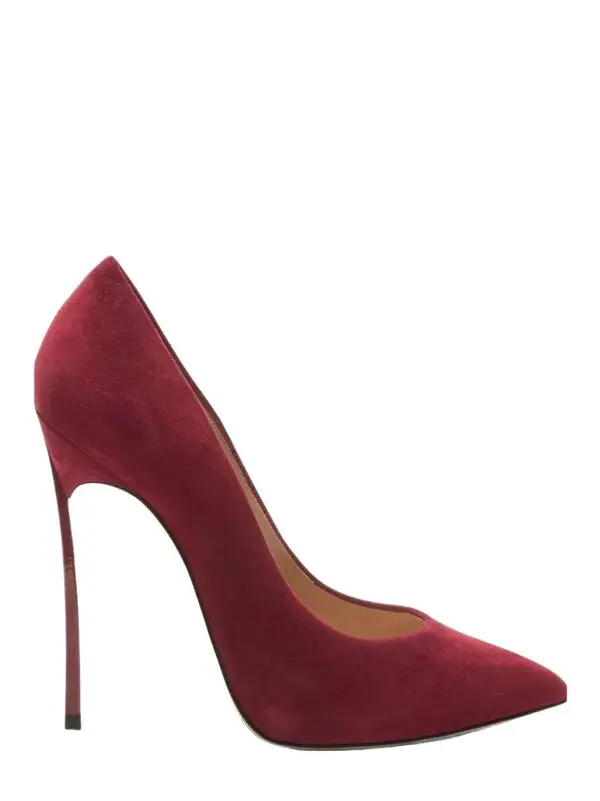 Casadei Blade Suede Pumps - Red