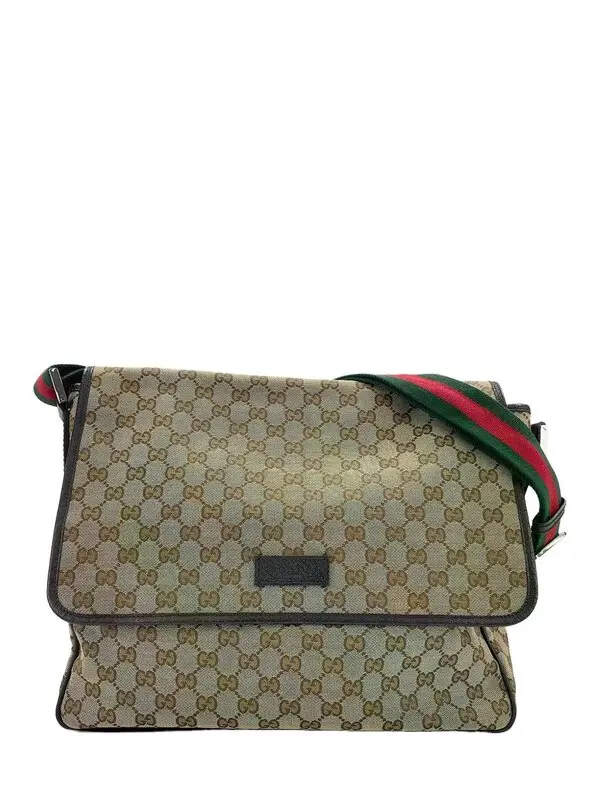 Gucci 2000s Sherry Line Shoulder Bag - Neutrals