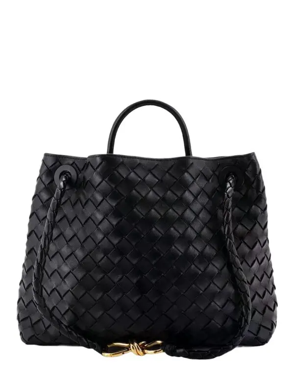 Bottega Veneta Andiamo Top Handle Bag - Black