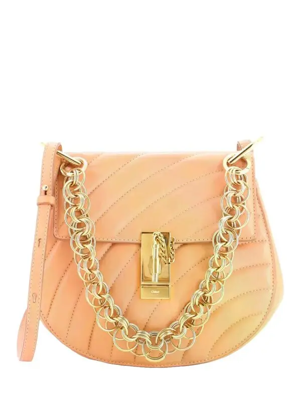 Chloé Drew Bijou Quilted Leather Small Crossbody Bag - Neutrals