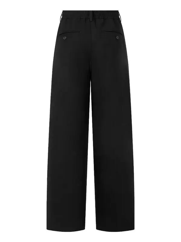 STUDIO TOMBOY Semi-oversized Pleated Trousers - Black