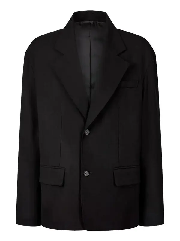 STUDIO TOMBOY Oversized Single-breasted Blazer - Black