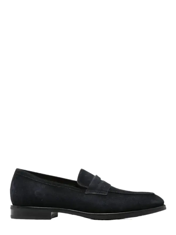 Santoni Adrian Rs Suede Loafers - Blue