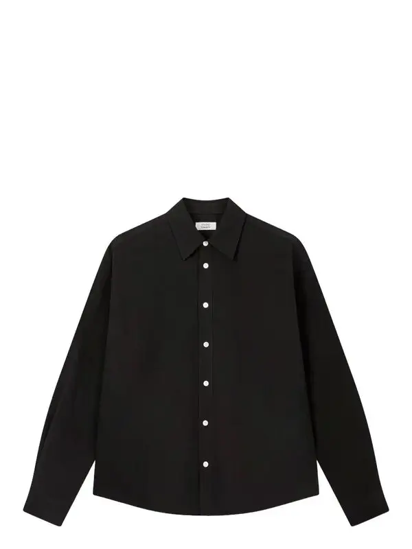 STUDIO TOMBOY Embroidered Long-sleeve Shirt - Black