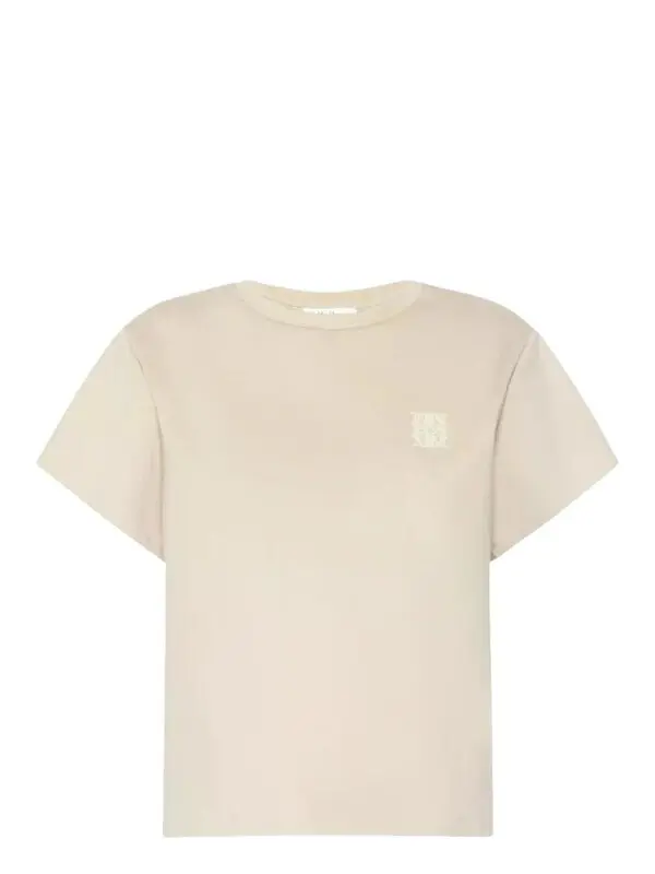 Max Mara Quagga Logo T-shirt - Neutrals