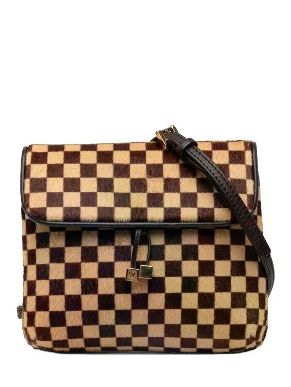 LOUIS VUITTON Damier Sauvage Gazelle Crossbody Bag - Brown