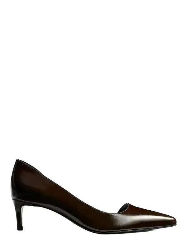 Khaite Jett D'orsay Low Pumps - Brown