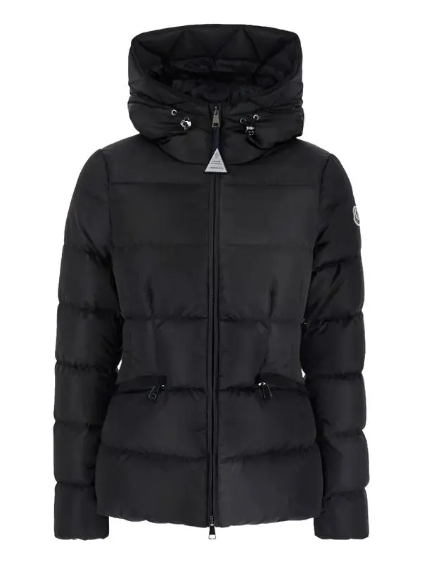 Moncler Quilted Hooded Jacket - Black