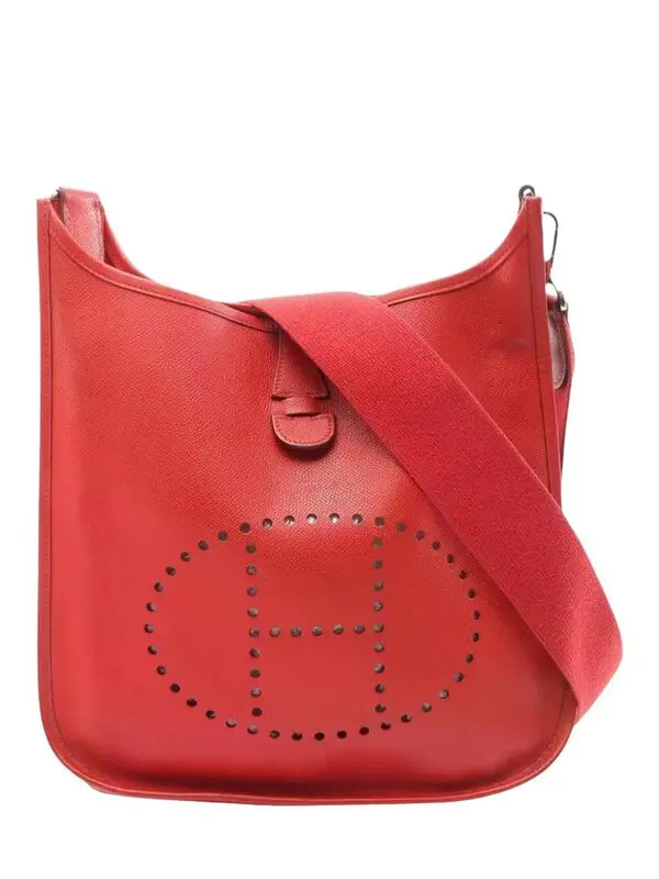 Hermès Epsom Evelyne Ii Pm Crossbody Bag - Red