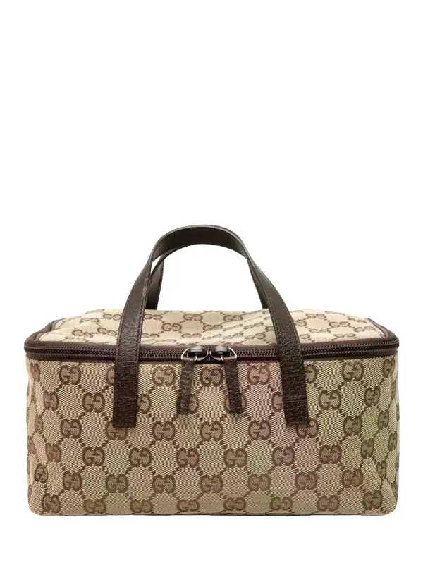Gucci Gg Canvas Vanity Bag - Neutrals
