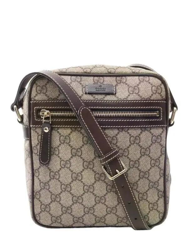 Gucci Gg Supreme Crossbody Bag - Neutrals