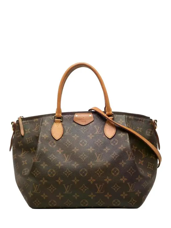 LOUIS VUITTON Monogram Turenne Mm Satchel - Brown