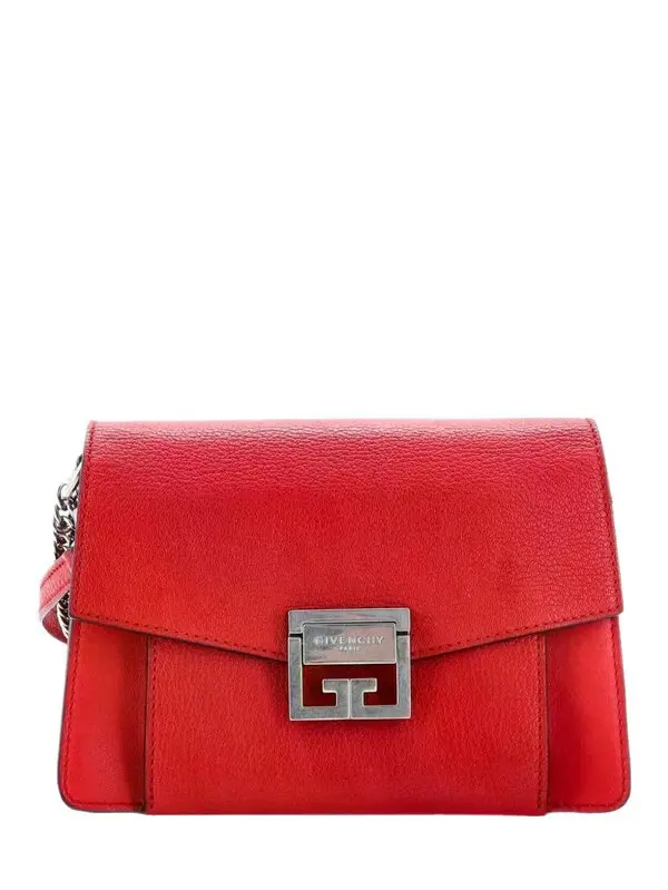 Givenchy Gv3 Flap Bag Small Shoulder Bag - Red