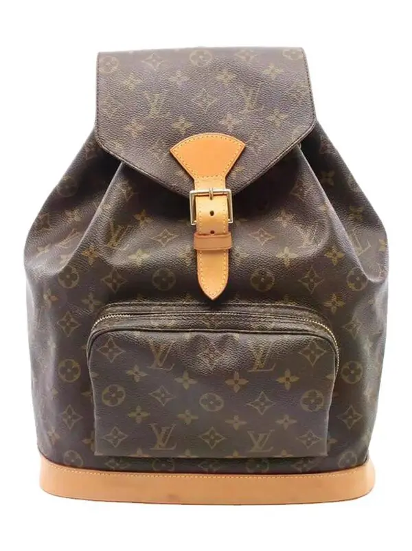 LOUIS VUITTON Monogram Montsouris Gm Backpack - Brown