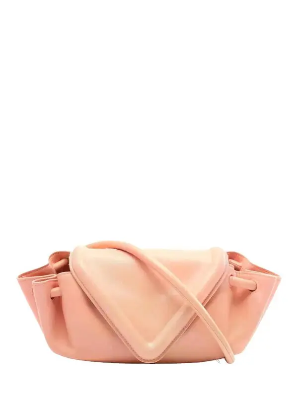 Bottega Veneta Small Leather Beak Crossbody Bag - Pink