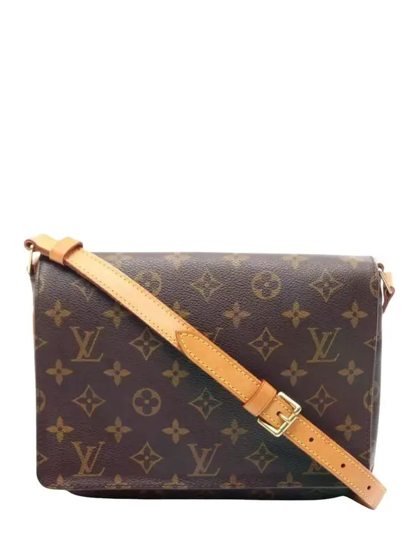 LOUIS VUITTON Monogram Musette Tango Short Strap Shoulder Bag - Brown