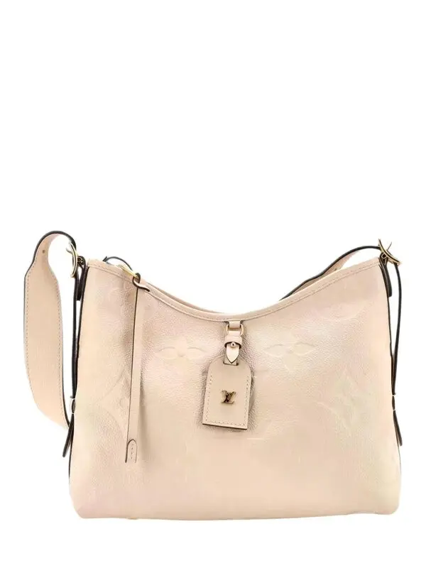 LOUIS VUITTON Carryall Monogram Empreinte Giant Pm Hobo Bag - Neutrals