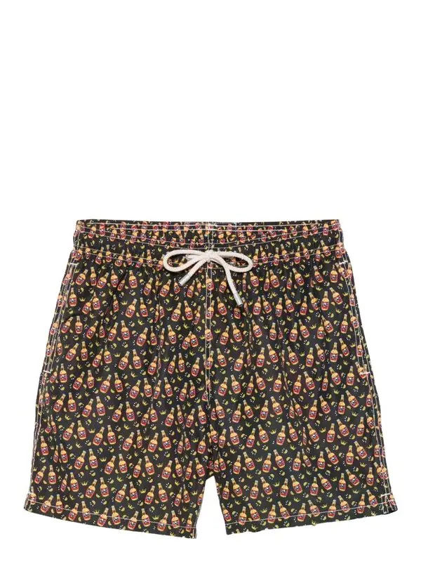 MC2 SAINT BARTH The Simpsons Lighting" Swim Shorts - Black