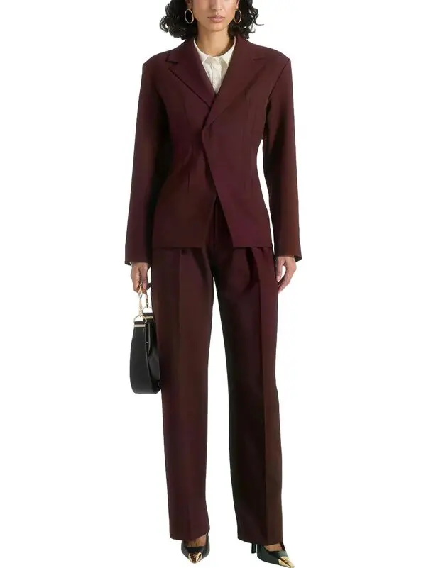 Manière De Voir Beatrice Tailored Blazer - Red