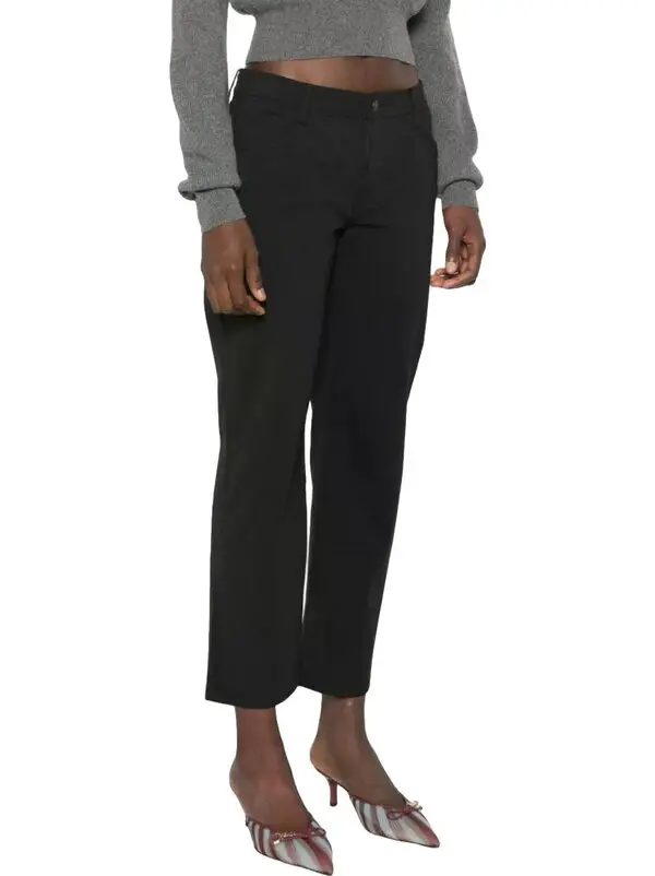 7 For All Mankind Calie Straight-leg Jeans - Black