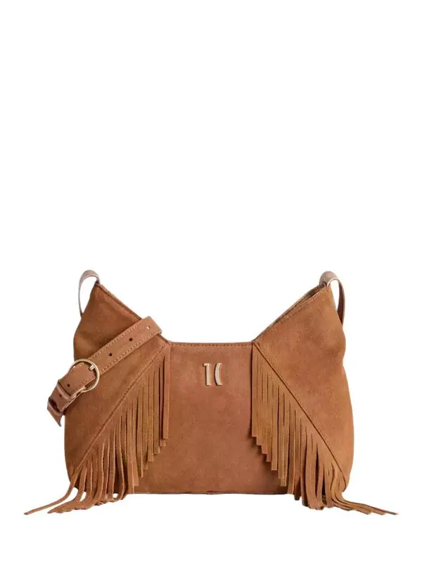 ALVIERO MARTINI 1° CLASSE Fringe Detail Shoulder Bag - Brown